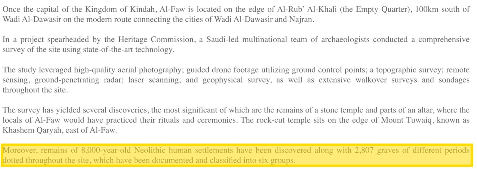 The 8,000 year old temple found in Saudi Arabia in 2022 is associated ...