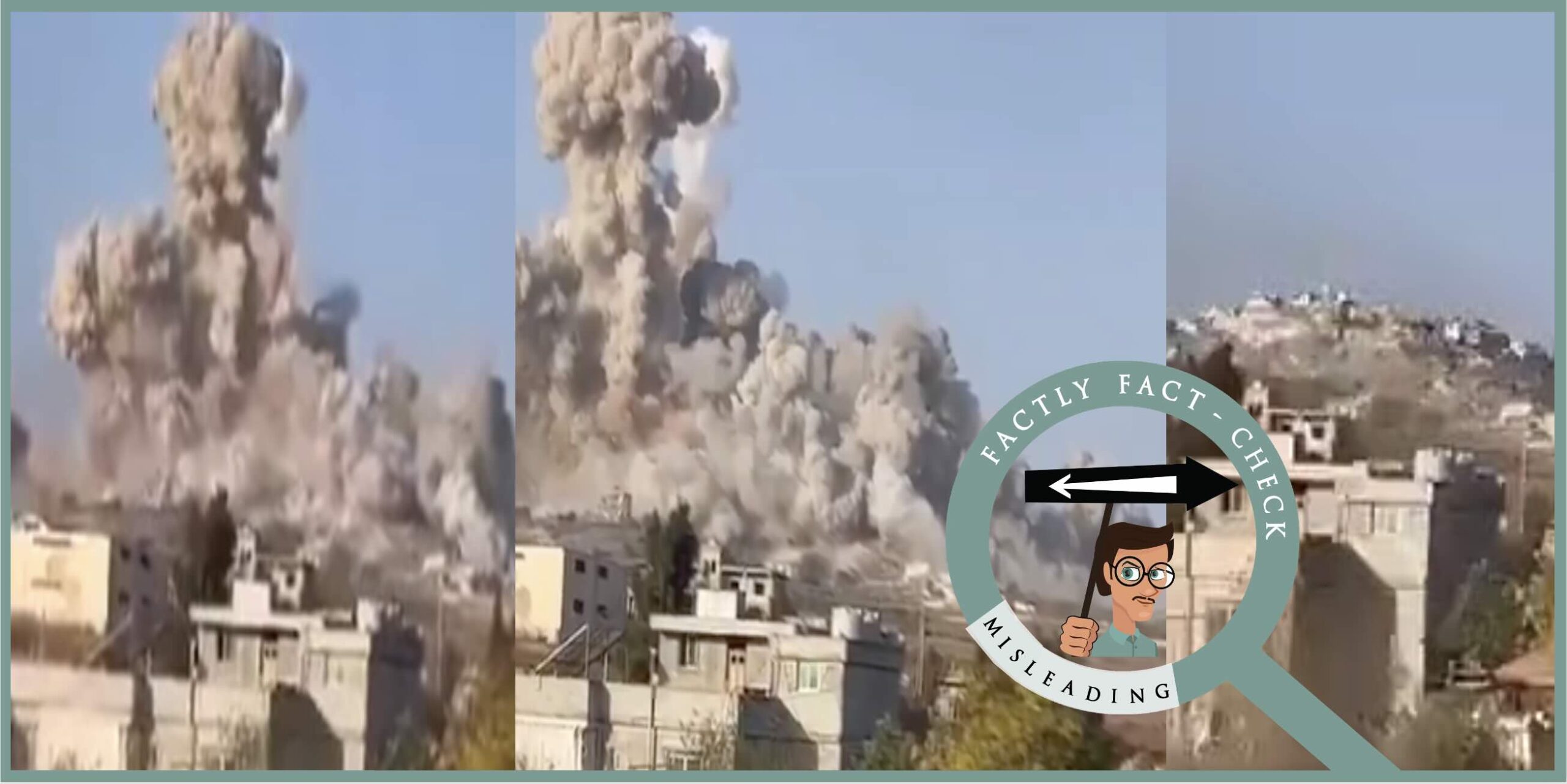 Video of the Israeli attack on Lebanon is shared as that of the attack ...