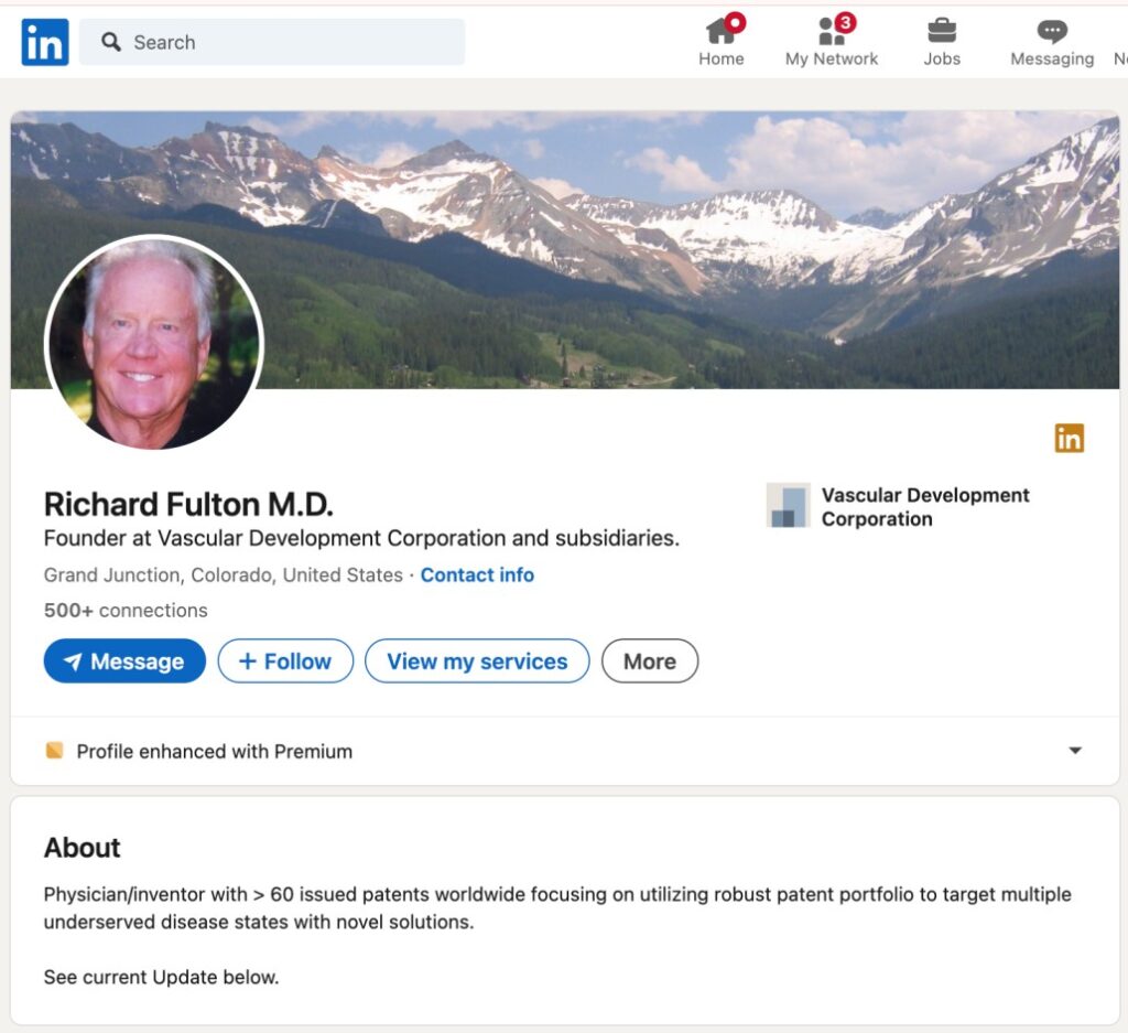 Megavac was developed by American radiologist Dr. Richard Fulton in 2013 and is not a recent ...