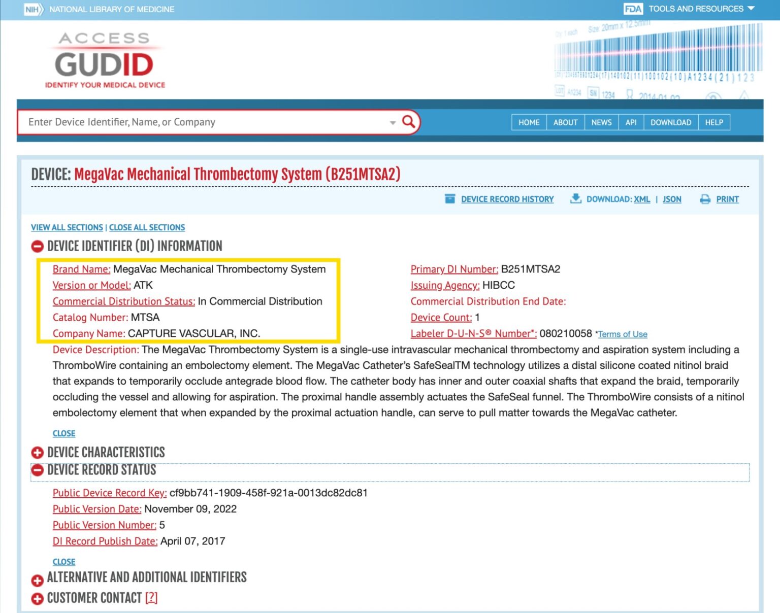 Megavac was developed by American radiologist Dr. Richard Fulton in 2013 and is not a recent ...