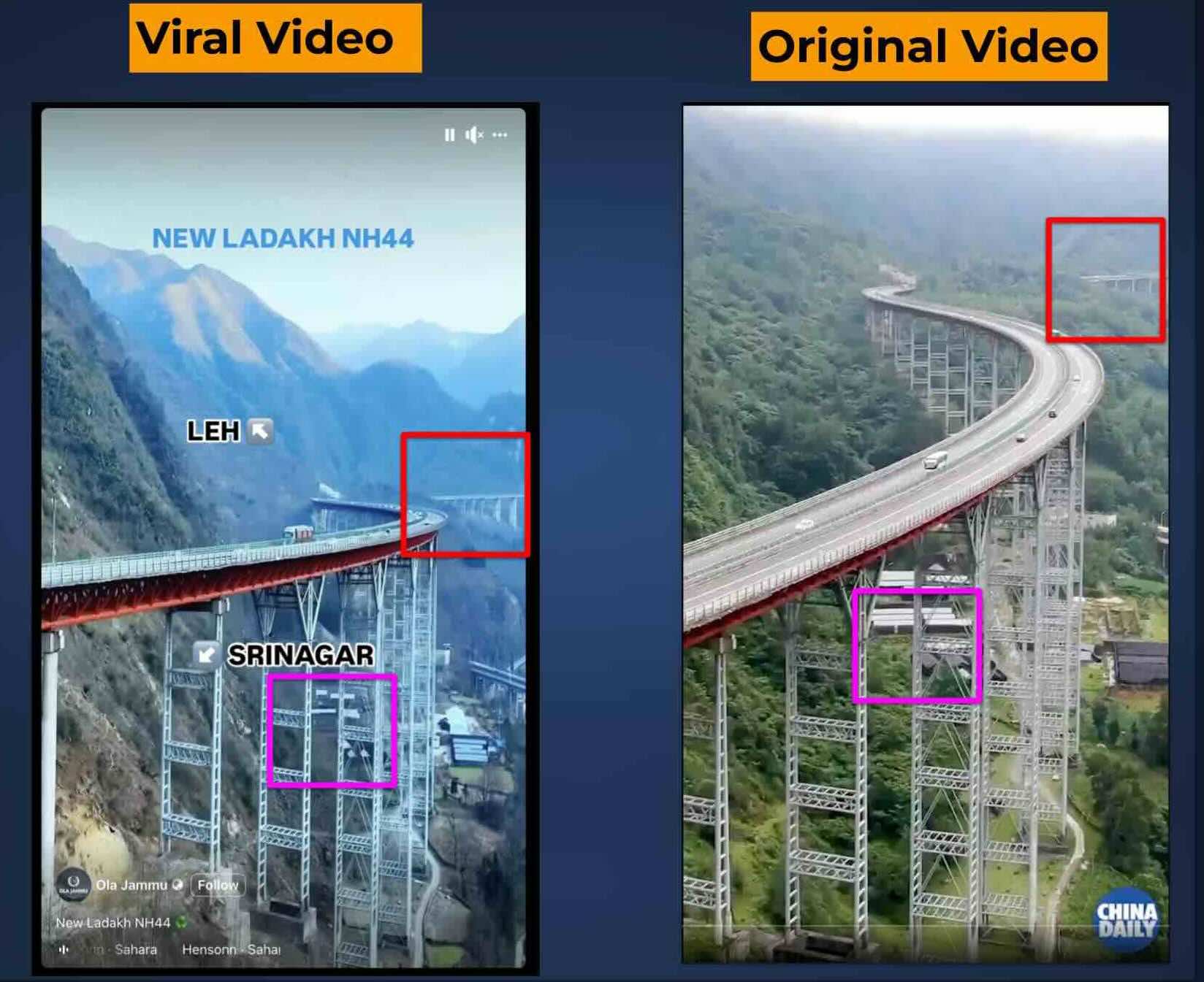 A video of China’s Yaxi highway is falsely being shared as visuals of ...
