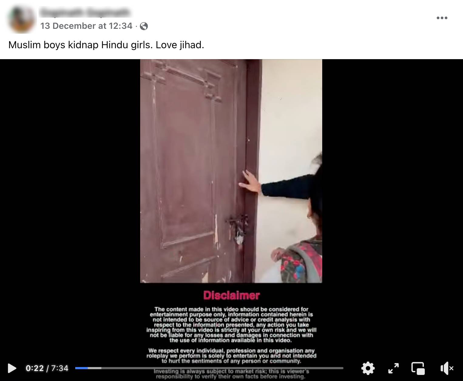 Scripted video of a man rescuing three women from a house is shared as ...