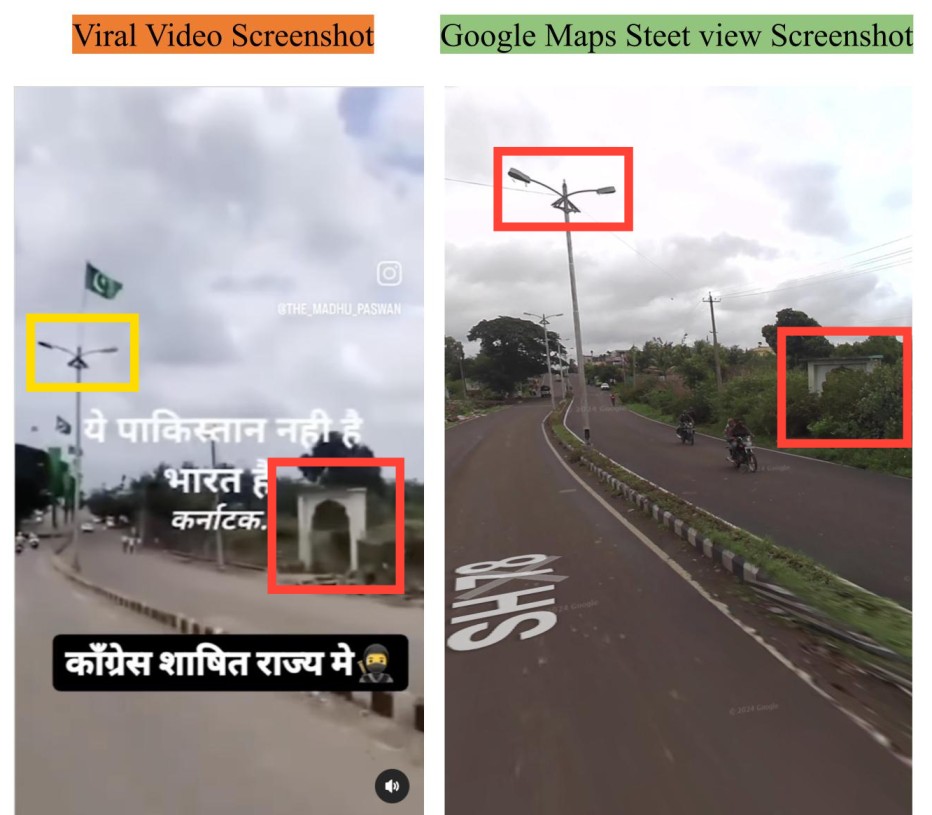 The flags tied to streetlight poles in Chikodi Karnataka are Islamic ...