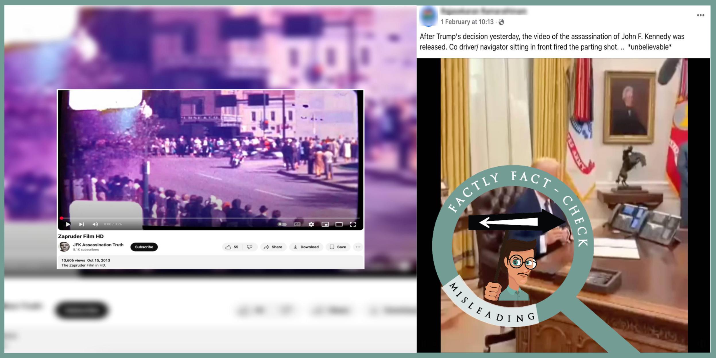 The JFK assassination video was available online much before President ...