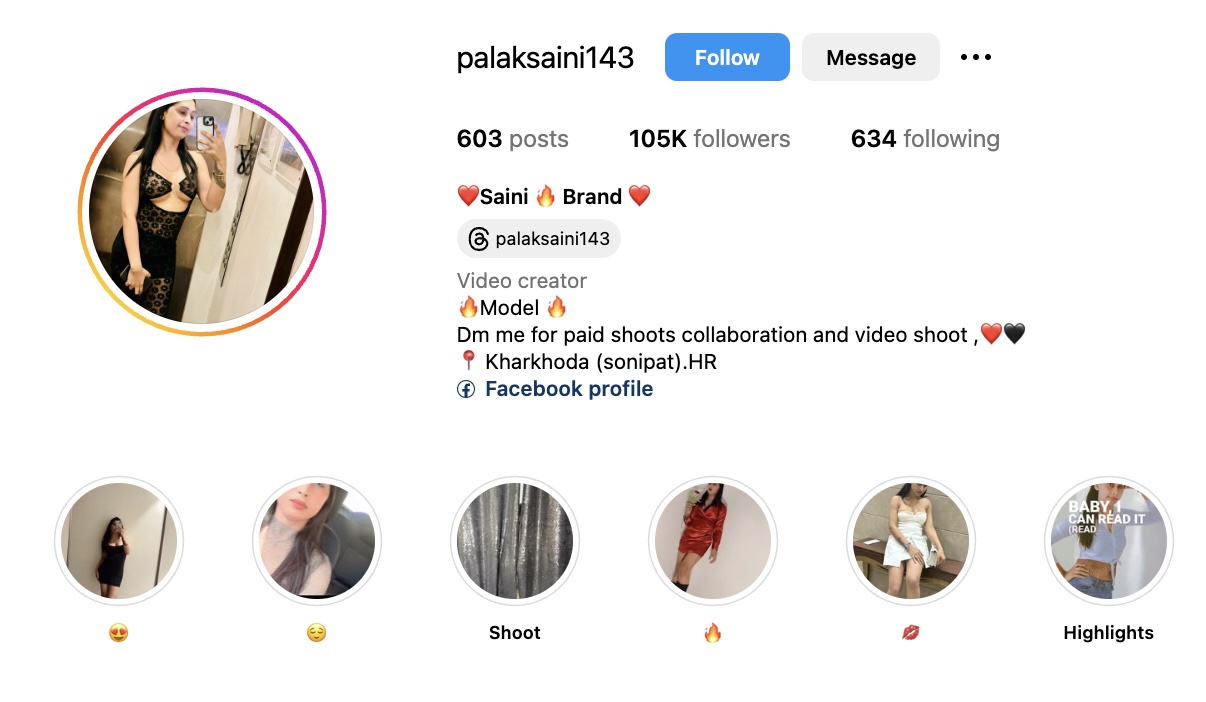 A dancing video of an Instagram influencer is falsely linked to Meerut ...