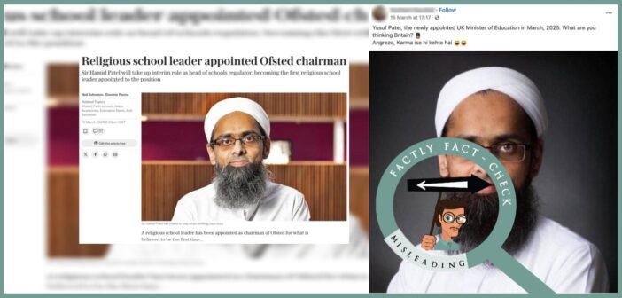 Hamid Patel has been appointed interim chairman of Ofsted, the UK’s ...