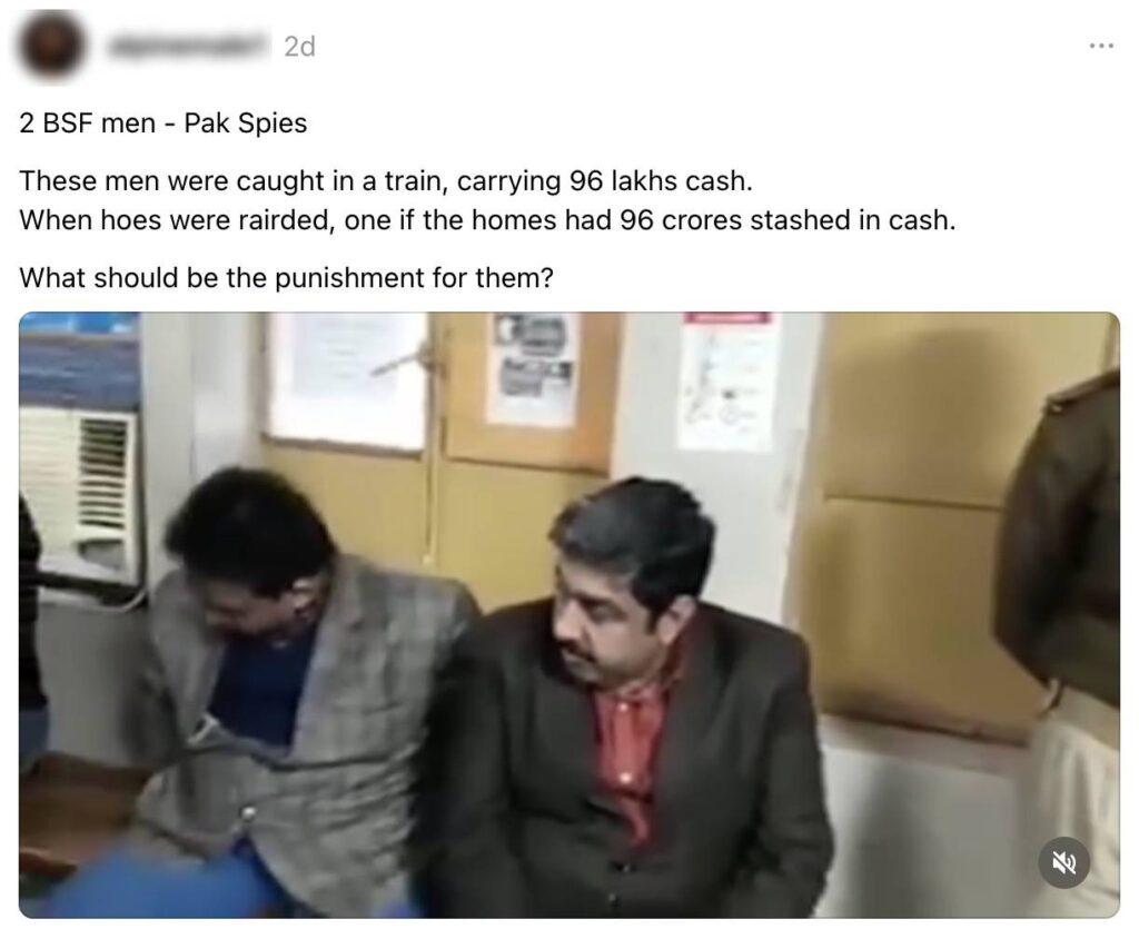 This viral video shows officials seizing ₹96 crore in demonetised ...