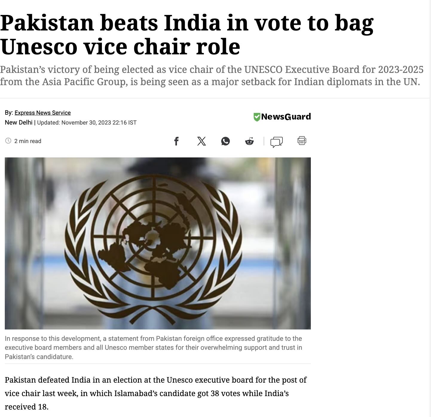 Pakistan was appointed Vice-Chair of the UNSC Counter-Terrorism ...