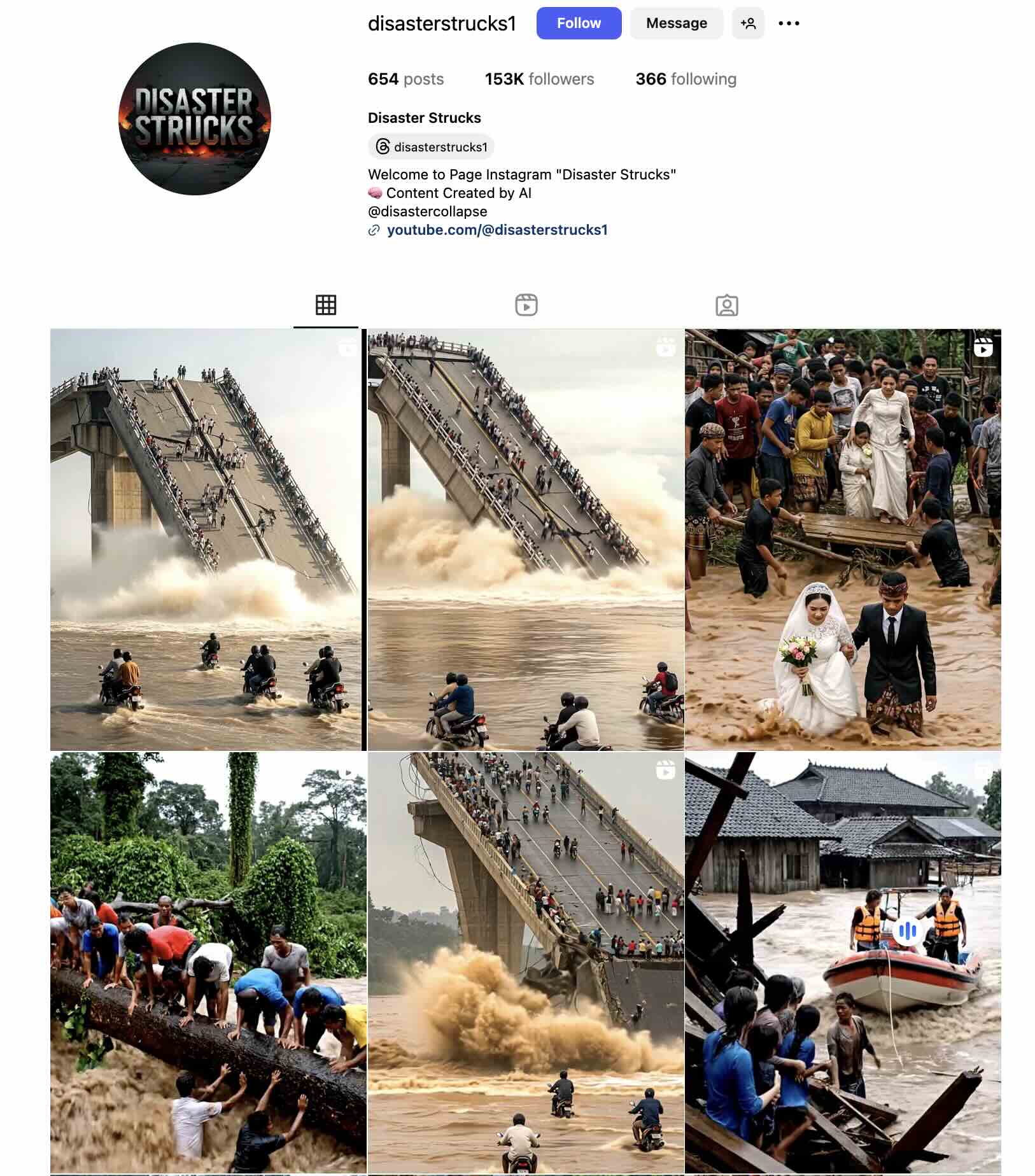 An AI-generated video of an amusement park ride collapse is being shared as a real incident - FACTLY