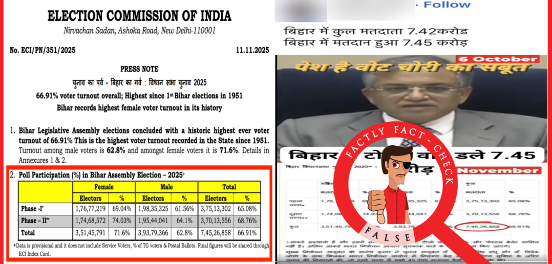 The number of votes polled did not exceed the number of eligible voters ...