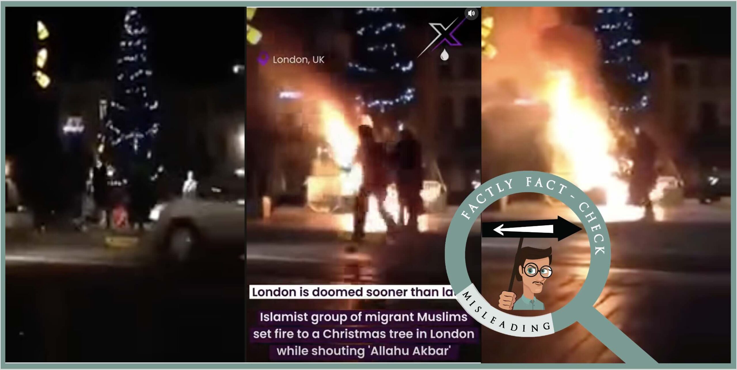 Video of a 2015 incident from Belgium showing a Christmas tree being ...